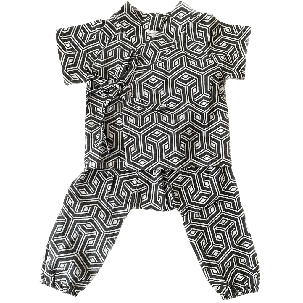 Sushi Chef Pyjamas | Kimono Wrap Pyjamas | Pyjamas by The Swaddle Society